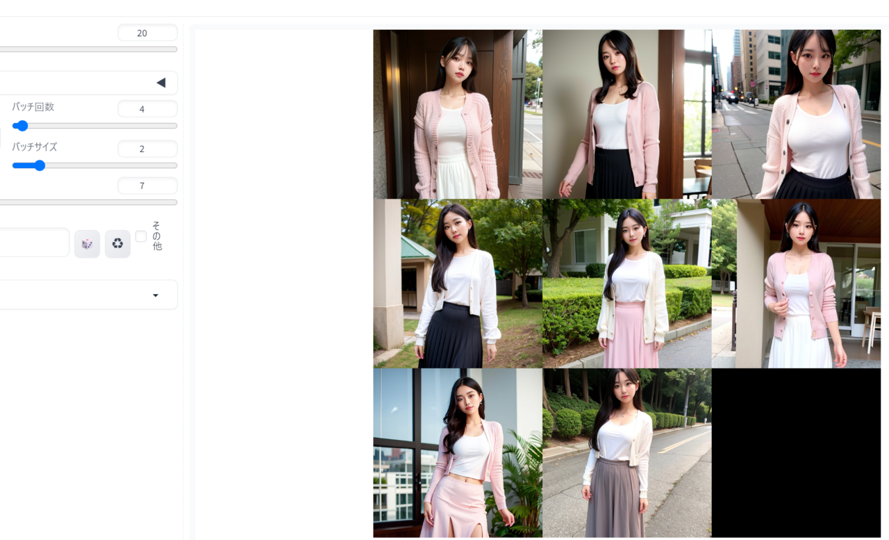 【Stable Diffusion】バッチ回数とバッチサイズの違い（Batch countとBatch sizeの違い） - フォトーン（Photoone｜ふぉとーん）