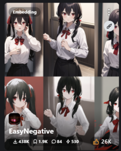 【Stable Diffusion】Embeddingとは何か？意味やオススメのエンベディングEasyNegativeやFlower Style TIの使い方を実例で解説。注意点と相性 ...